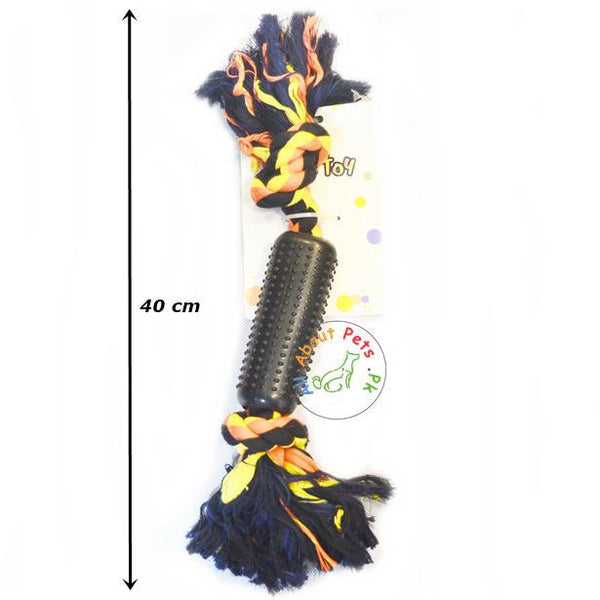 Dog Chew Toy Tug & Scrub Chew and Fetch Toy – AllAboutPets.Pk